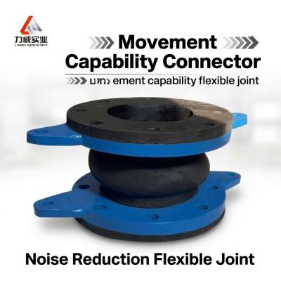 China Good Noise Reduction Temperature Range -30°C To 150°C Single Sphere Flexible Connection Fitting for sale