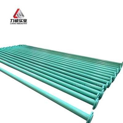 China Excellent Ageing Resistance Rubber Lined Pipe Featuring Flange Connection Installation Method For Extended Pipeline Durability for sale