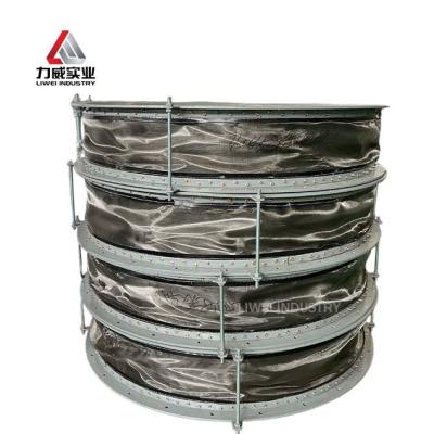 China Desulfurization Dust Removal Non Metal Fabric Compensator For Flue Gas Air Duct System for sale