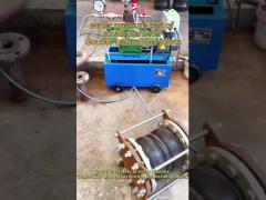 Prueba de Presión Hidráulica de Junta de Goma de Doble Bola