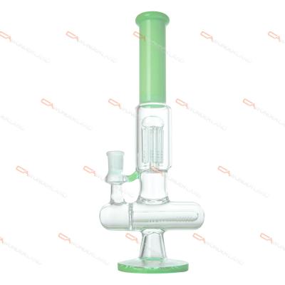 Cina Il vetro diritto a 16,4 pollici di Bong Tree Shape Percolator Straight della metropolitana Bong in vendita