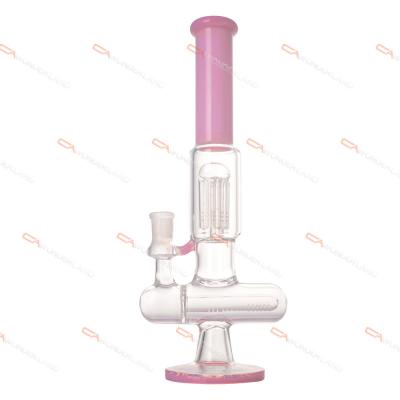 Cina Il vetro diritto a 16,4 pollici di Bong Tree Shape Percolator Straight della metropolitana Bong in vendita