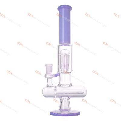 Cina Il vetro diritto a 16,4 pollici di Bong Tree Shape Percolator Straight della metropolitana Bong in vendita