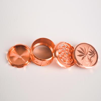 Cina Erbaccia in lega di zinco che frantuma una smerigliatrice With Pollen Catcher di 4 pezzi in vendita