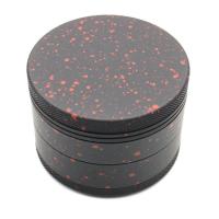 China 63mm Aluminum 4 Piece Herbal Spice Crusher Magnetic Top Custom Logo for sale