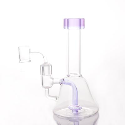 Cina tubatura dell'acqua di vetro della caffettiera a filtro femminile di 14mm a 8,5 pollici con la cupola falsa in vendita