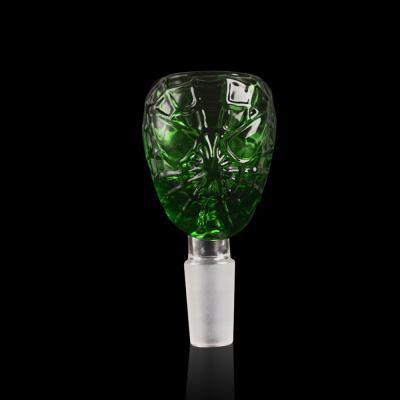 Cina Il vetro Bong Bowl, ciotola della maschera del ragno di Cawonderland della lastra di vetro ha personalizzato in vendita