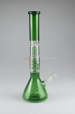 Китай Труба водопровода зеленого основания конической склянки куря с Showerhead катушки продается