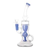 China 10.5 Inch Multi Percolator Glass Dab Rig with Swiss Ball and Showerhead Perc 14mm Female Joint for sale