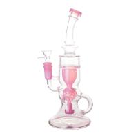 China 10.5 Inch Multi Percolator Glass Dab Rig with Swiss Ball and Showerhead Perc 14mm Female Joint for sale