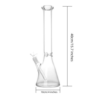 Cina Vetro senza cuciture a 15,7 pollici Bong Diamond Clear For Herb del filtrante in vendita