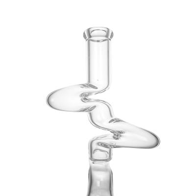 China 18,5 Duimhoogte Rokend Glas Bong Water Pipe Clear Glass Te koop