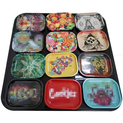 China De Opslagwalsen van metaal Tray For Herb Rolling van het saldoporselein Te koop
