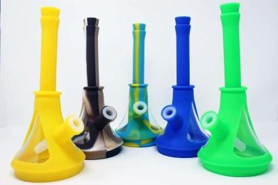 Cina Benvenuto dell'OEM 10 pollici di silicone staccabile Bong Mix Color in vendita