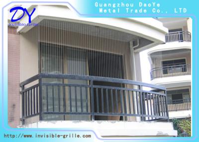 Cina Acciaio inossidabile spesso 1.5mm netto protettivo SS304 dell'anti di furto griglia invisibile del balcone in vendita