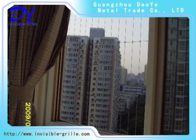 China Staal 304 balkon onzichtbare grille familie decoratie bestand tegen hoge druk for sale