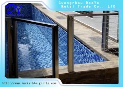 China 2.5mm Thickness Sliding Invisible Grille For High Buildings for sale