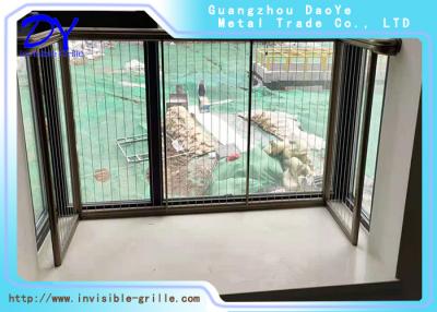China Gezinsbalkon Onzichtbaar rooster Roestvrijstalen kabel 316 kwaliteit 2,0 mm Nylon bedekte draad Onbelemmerd uitzicht op de natuur Te koop
