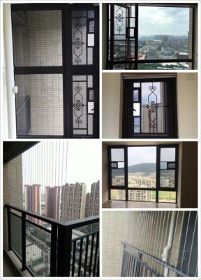 China Transparent Window Invisible Grille Nylon Steel Wire Rope for Windows for sale