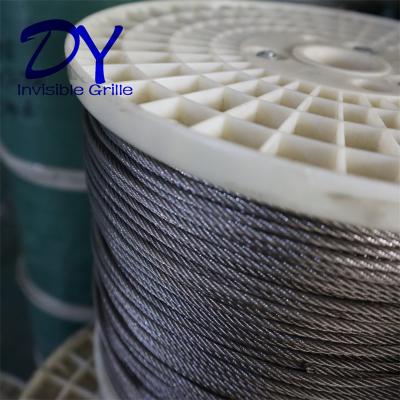 China Ultra Fine Wire Hidden Construction Strong And Beautiful DY Invisible Grille for sale