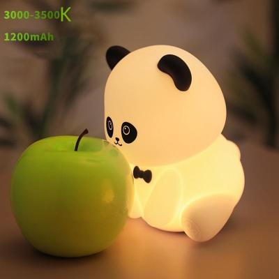 Cina Signori Panda Luce notturna Treciatura e alleviamento dello stress Ornamento ufficio Capo letto Companion Sleep Lampada da scrivania LED in vendita
