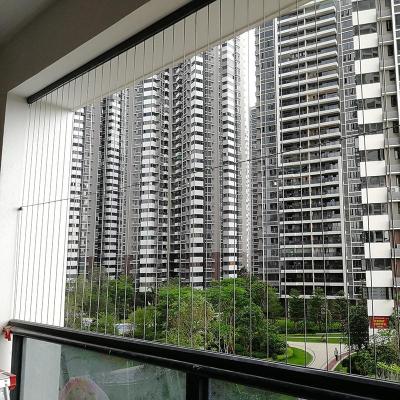 China High Safety 316 Stainless Steel Window Invisible Grille with 400kg Tensile Impact and 2.0mm Wire Distance Gap for sale