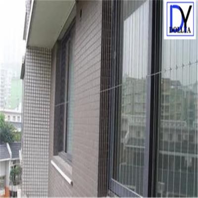 China Modern Look Clear View Window Invisible Grille with 400 kg Tensile Impact for Safety for sale