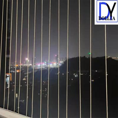 China Fixed Window Invisible Grille with Aluminum Alloy Frame and Nylon Coating for Home Security for sale