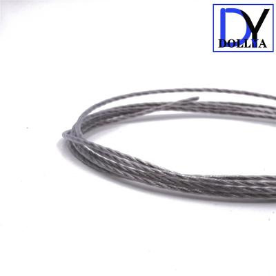 China Modern Style Horizontal Opening Invisible Grille with Nylon Coating for Balcony Safety for sale