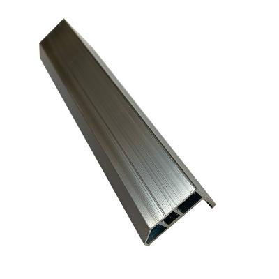 China Robust Aluminum Frames Aluminium Rail Track White Black Transparent Wire Colour Providing Strong Support and Material Flow for sale