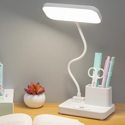 China Chargeable Desk Lamp Featuring Multiple Brightness Levels Rechargeable LED Desk Light Ideal for Work and Reading for sale