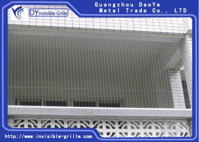Chine Gril invisible ouvrable de fil de l'acier inoxydable 304 fournir la vue dégagée à vendre
