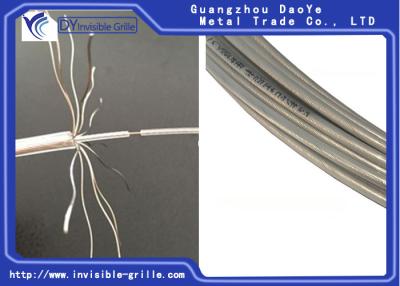 China Child Safety Window Invisible Grille 3mm Thickness With Robust Aluminum Frames for sale