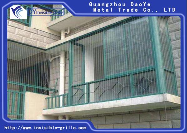 High Rise Buildings Invisible Grille Quick Easy Installation Window Invisible Grille