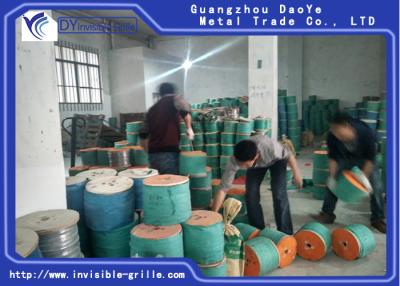 Cina Griglia invisibile di sicurezza del balcone del rivestimento dell'acciaio inossidabile 316 della griglia invisibile di nylon del balcone in vendita