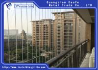 China Modernized Balcony Invisible Grille Easily Maintained For Building for sale