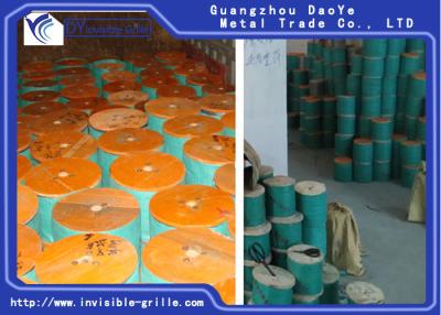 China El balcón de Safty construyó la parrilla invisible inoxidable del balcón del alambre de acero de 2,0 milímetros de diámetro en venta