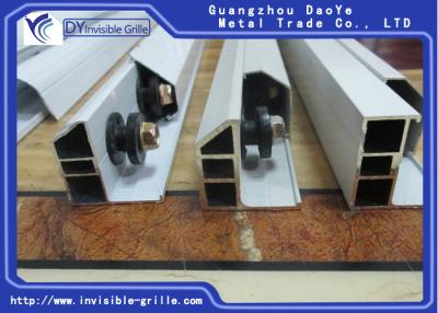 China Invisible Grilles Aluminium Window Track Protecting Children Falling for sale