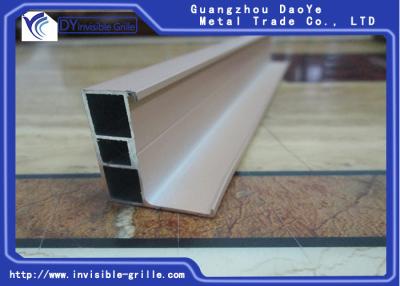 China Invisible Grilles Aluminium Window Track Protecting Children Falling for sale