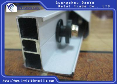 China Fixed Aluminium Sliding Rail , Invisible Grilles Aluminium Track Channel for sale