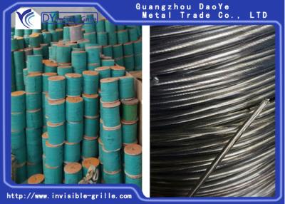 Cina Griglia invisibile di sicurezza del cavo di acciaio inossidabile 316 con rivestimento di nylon in vendita