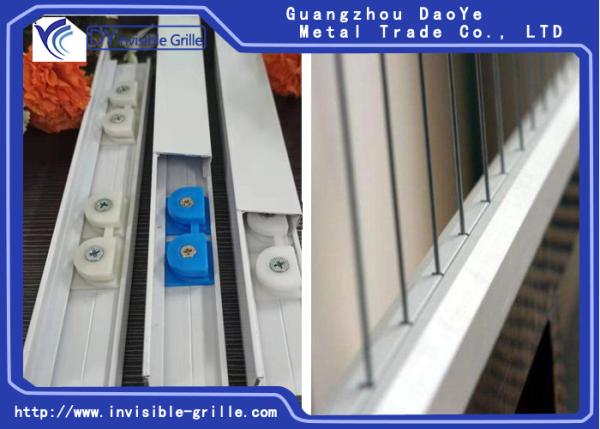 High Rise Buildings Invisible Grille Quick Easy Installation Window Invisible Grille