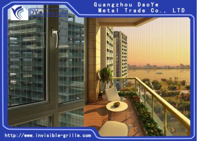 China Kindveiligheid 2mm Onzichtbare Netto van Aluminiumvensters for sale
