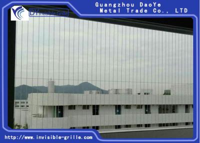 China Aluminiumspoor 316 SS het Nylon Onzichtbare Traliewerk van het Deklaagbalkon Te koop