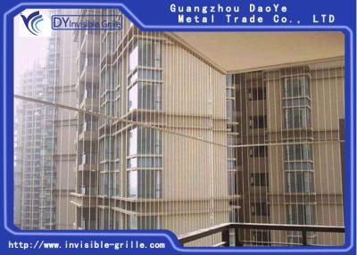 China Children Pet Animal Protection Dia3.0mm Stainless Wire Safety Invisible Grilles for sale