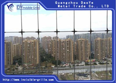 Cina Griglia invisibile del balcone di acciaio inossidabile del grattacielo in vendita