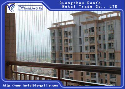 Cina Griglia invisibile del balcone residenziale di 2.4KGS/Set 1.5mm in vendita