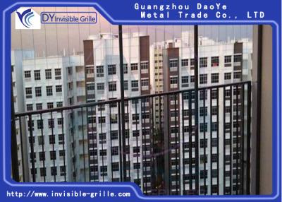 Cina Griglia invisibile moderna di SS316 6m/Set per il balcone in vendita