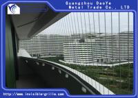 China Anti Rust Structure Top Down Balcony Invisible Grilles for sale