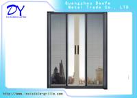 China Windproof Heat Insulation 250cm Retractable Fly Screen Door for sale